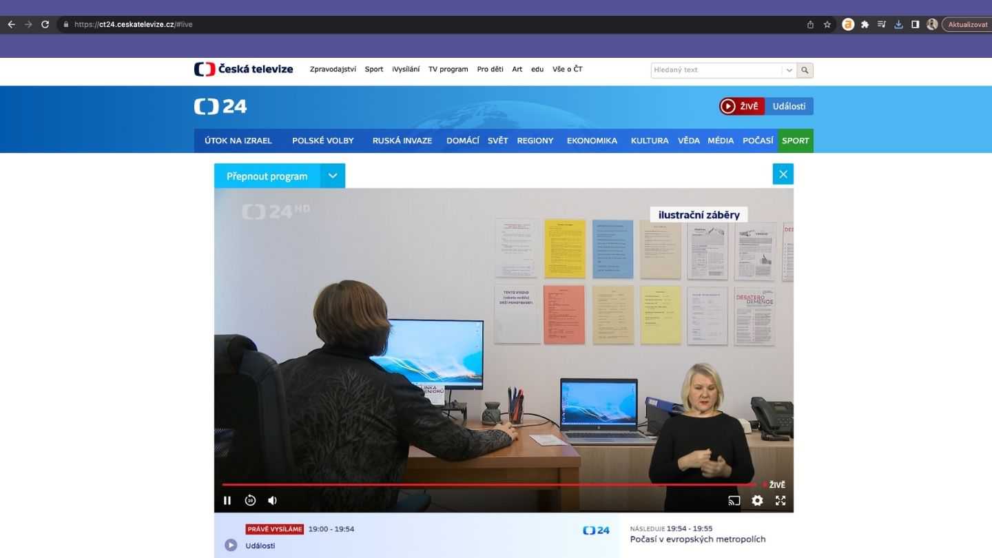 ᐈ ČT24 - TV program na dnes, celý týden a 14 dní - TVtelo.cz