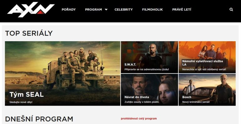 AXN TV program dnes a až 7 dní dopředu - TVtelo.cz